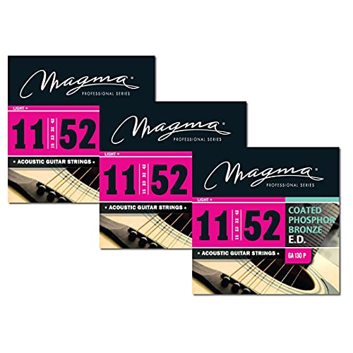 Snapklik.com : Magma Light + Acoustic Guitar Strings - 11-52 Gauge ...