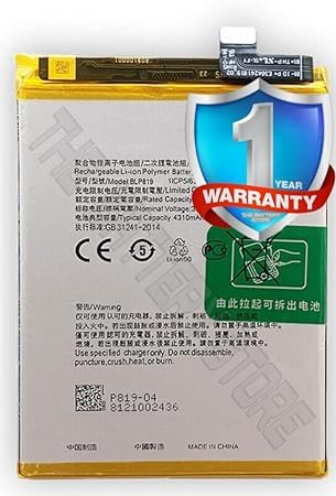 THE BATTERY STORE® Original BLP819 Battery for Oppo A57/ 5 4G / 5 LITE ...