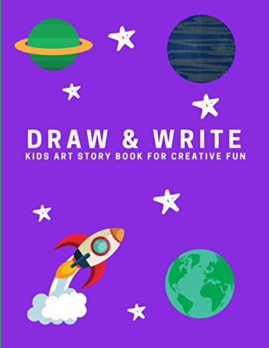Draw and Write: Kids Art Story Book For Creative Fun, Purple (Creative ...