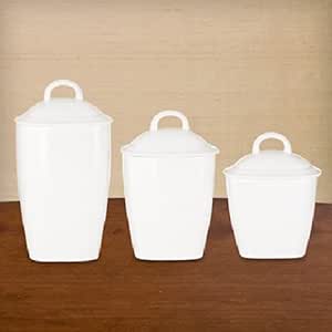 Amazon.com: Lenox Aspen Ridge Canister Set 3 Pc: Kitchen Storage And ...
