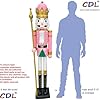 Amazon.com: CDL 6 feet Tall Life Size Large Christmas Wooden Nutcracker ...