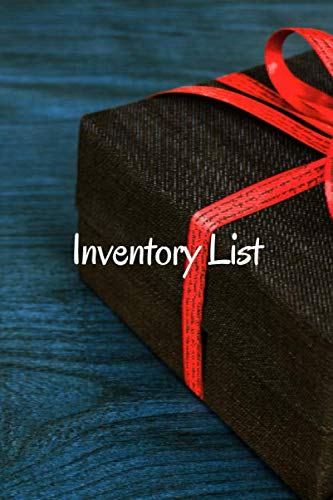 Inventory List (cover with a gift box) - Inventory notebook for every ...