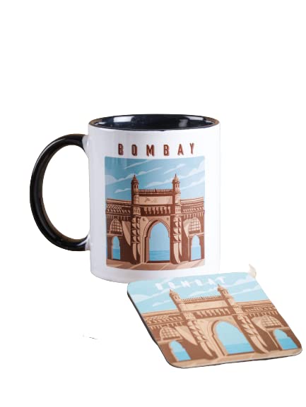 Buy Bombay Trooper Gateway of India - Sketches of India – Ceramic Mug ...