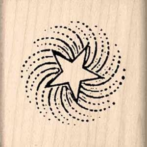 Amazon.com: Stamps by Impression Starburst Rubber Stamp : Arts, Crafts ...