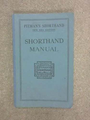 Pitman's Shorthand Manual: Amazon.co.uk: Pitman, Issac: Books