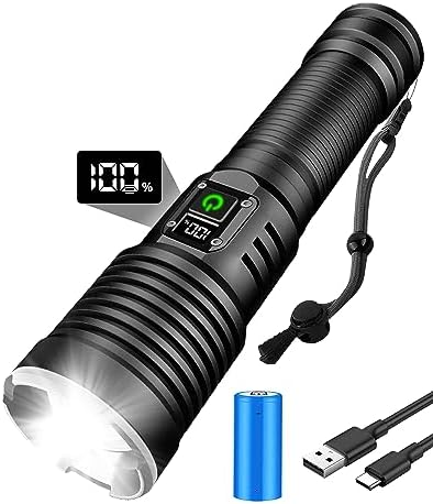 Maxesla 10000LM Torches LED Super Bright Rechargeable, Torches Battery ...