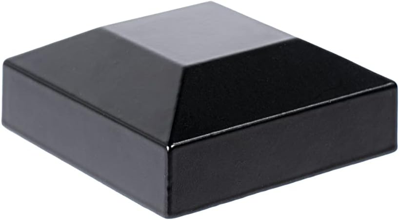 4" x 4" Aluminium Pyramid Post Cap for Metal Posts - Pressure Fit ...