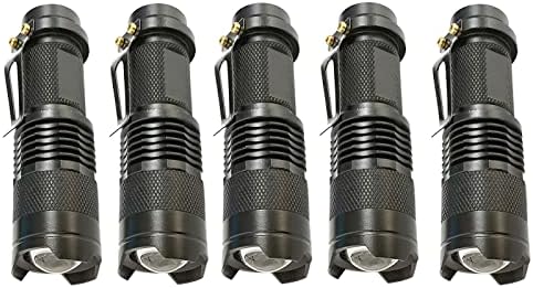 LETMY Tactical Flashlight, Super Bright LED Mini Flashlights with Belt ...
