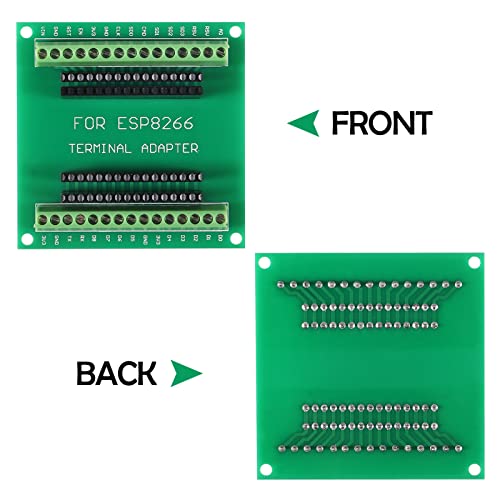 Buy 4Pcs ESP8266 Breakout Board GPIO 1 into 2 Terminal Screw Board ...