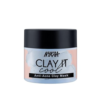 Buy Nykaa Clay It Cool Anti-Acne Clay Mask, 100gm| Face Mask for Acne ...