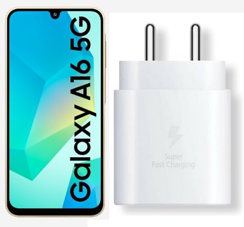 StuffHoods Samsungg Galaxy A16 5G 25W PD Charger Original Travel ...