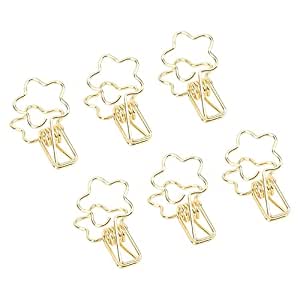 Cute Binder Clips, Small Binder Paper Clips Strong Clamping Force ...