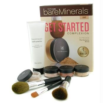 Amazon.com: 100% Pure BareMinerals Get Started Complexion Kit - Light ...
