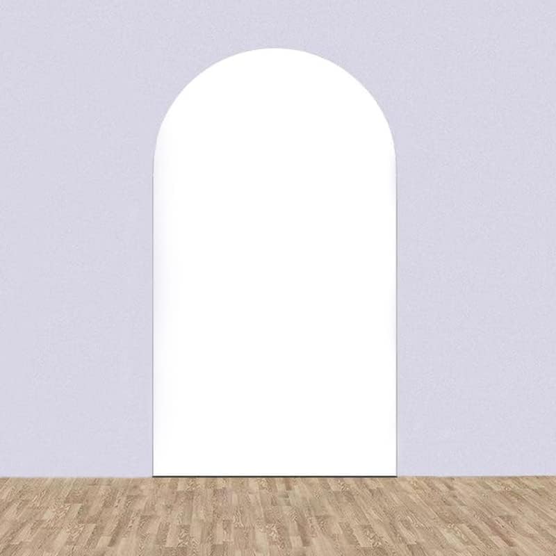 Amazon.com : 1pc 3x6ft White Arch Wall Backdrop Round Top Backdrop ...