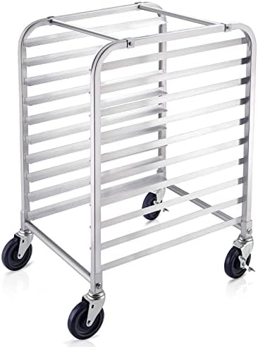 Amazon.com: HARDURA Sheet Pan Rack,10 Tier Bun Pan Rack Commercial ...