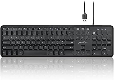Logitech K120 Wired Business Keyboard for Windows or Linux, USB Plug ...
