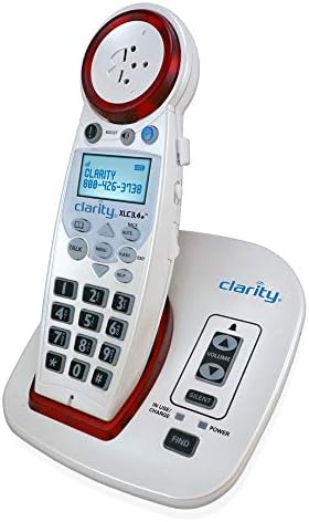 Clarity XLC3.4+ Amplified Cordless Landline Phone for Seniors, Elderly ...