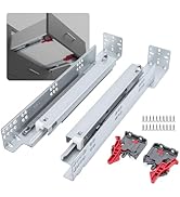 LONTAN Undermount Soft Close Drawer Slides 18 Inch Hidden Bottom Mount ...
