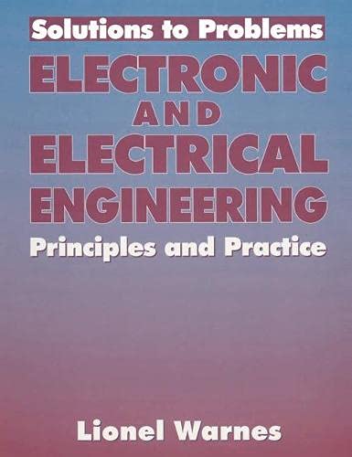 Buy Solutions to Problems (Electronic and Electrical Engineering ...