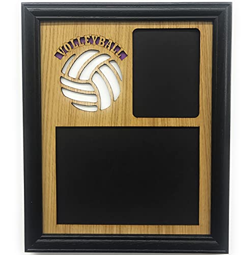 Amazon.com: Volleyball Picture Frame (8x10 Layout C - Holds 5x7 and 2x3 ...