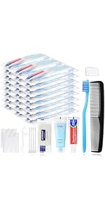 Amazon.com : 50 Kits Basic Toiletry Kits Homeless Personal Hygiene Kit ...