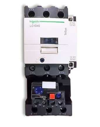 Schneider Motor Starter Assemble Contactor 95A Coil 120V Overload Relay ...