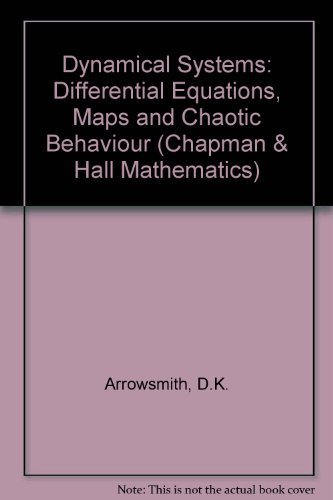 Amazon.com: Dynamical Systems:Differential Equations, Maps and Chaotic ...