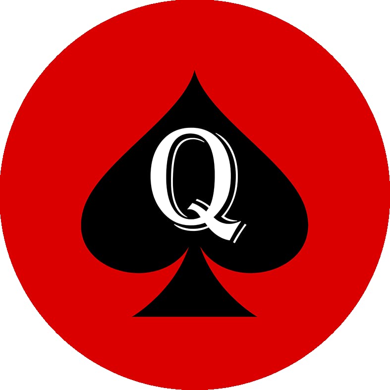 Amazon.com: Queen of Spades Stickers TWO PACK. Multiple Sizes to choose ...