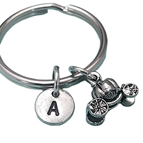 Amazon.com: Pumpkin carriage keychain, pumpkin carriage charm, pumpkin ...