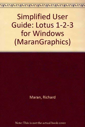 Amazon.com: Marangraphics Simplified User Guide for Lotus 1-2-3 for ...