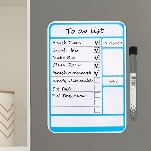 Amazon.com : Magnetic Dry Erase Board to Do List Chore Charts Magnetic ...