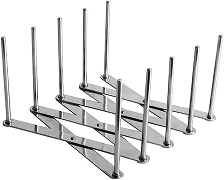 Amazon.com: Organize It All Vinyl Coated Kitchen Wire Lid Plate Rack, 8 ...