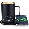 Amazon.com: SMRTMUGG Create Heated Coffee Mug, Large 14 OZ, 5 Hour ...