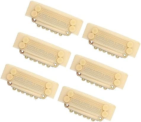 Amazon.com : 6 Pcs Stickable Wigs Clips U-Shape Snap Clips 28mm 6-Teeth ...