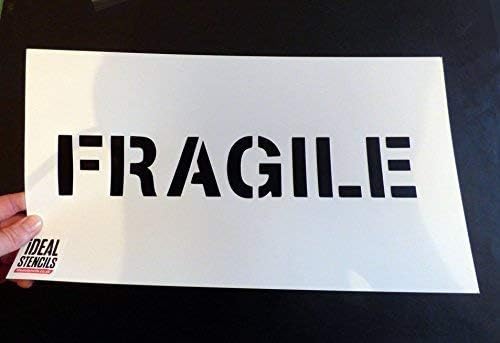 Fragile Stencil Reusable Warning Stencil to Paint and Label Boxes ...