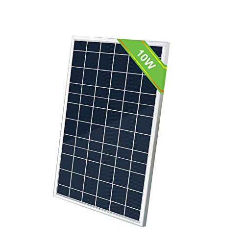 ECO-WORTHY 10 Watts Solar Panel System Kit: 1pc 10W 12V Polycrystalline ...