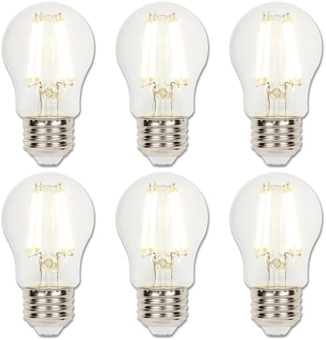 Westinghouse 5279020 9 Watt (100 Watt Equivalent) A15 Dimmable Clear ...