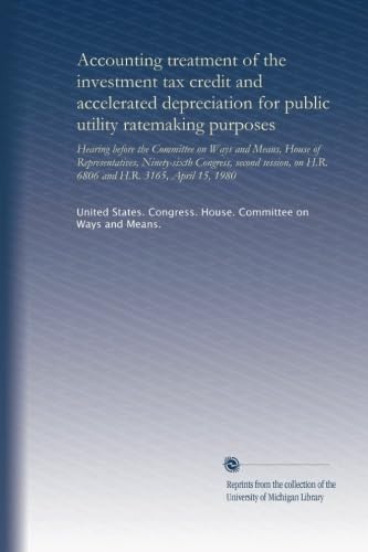 Amazon.com: Accounting treatment of the investment tax credit and ...