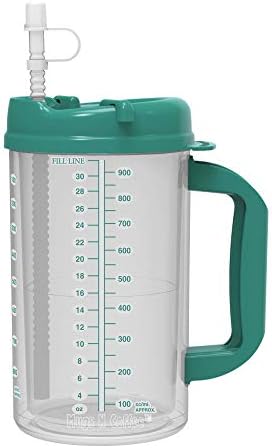 Amazon.com: 32 oz Double Wall Insulated Hospital Mug - Cold Drink Mug ...