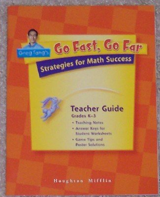 Greg Tang's Go Fast, Go Far Teacher Guide Grade's K-3 (Strategies for ...