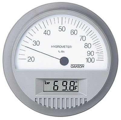 Oakton Thermohygrometer, Wall Mount, Digital Thermometer: Science Lab ...