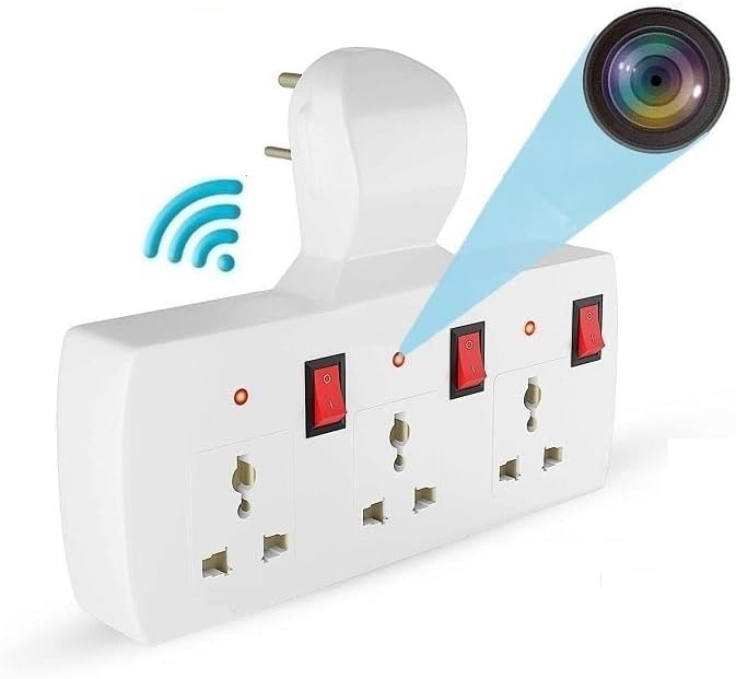 Buy SAFETY NET, SPY CAMERA WiFi Multi Plug - Hidden Camera with Live ...
