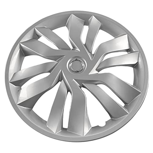 Snapklik.com : Hubcapscom - Premium Quality 15 Inch Silver Hubcaps Fits ...