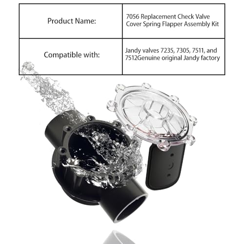 Upgraded Pool Check Valve Rebuild Kit Compatible with Pentair 263042Z ...