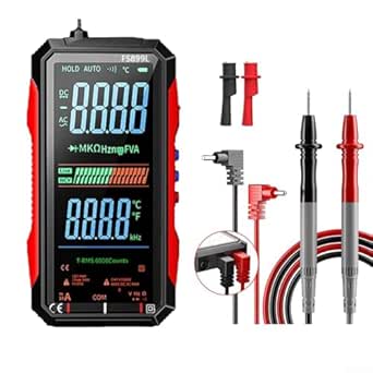 Digital Multimeter USB-C Rechargeable Large Backlit Display Measures AC ...