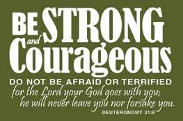 Amazon.com: Pass It On Message Cards...Be Strong and Courageous ...