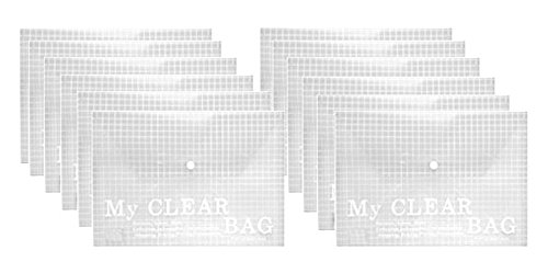 MyClear Document Bag A4 Size Pack of 12 Pieces - White : Amazon.in ...