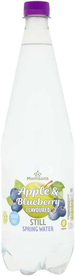 Morrisons Apple & Blueberry Flavoured Still Spring Water 1 Litre ...