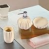 Amazon.com: Fall Bathroom Accessory Set of 3, Harvest Pumpkin Bathroom ...