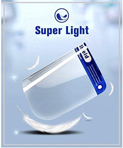 12 x Digital Tec Safety Full Face Shield Adjustable All-Round ...